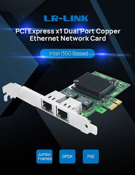 Pci Express X Gigabit Dual Copper Port Ethernet Network Card Based On Intel I Chipset Buy