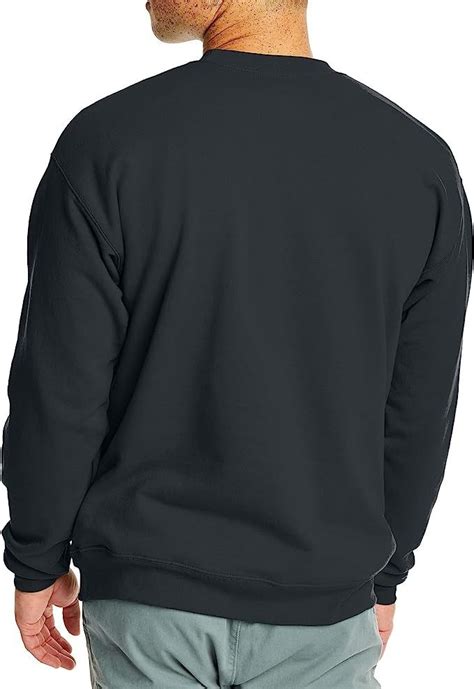 Hanes Mens Ecosmart Fleece Sweatshirt Cotton Blend Pullover Crewneck