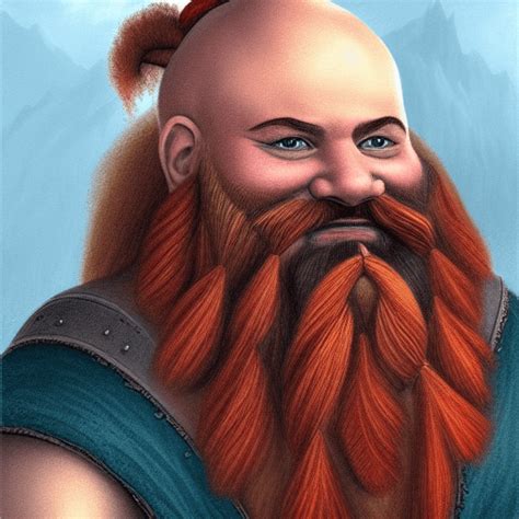 Red Headed Dwarf Man