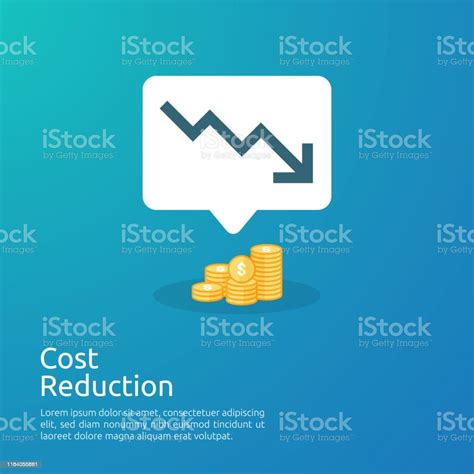 Business Crisis Concept Money Fall Down With Arrow Decrease Symbol