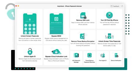 Download AnyUnlock To Remove Various IPhone Locks Without Password