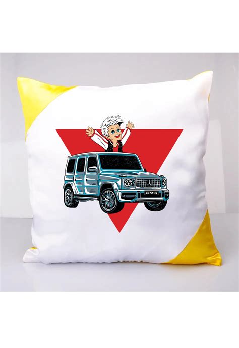 Подушка Мерч А4 “Гелик” Желтая A4shop