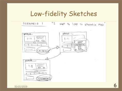 Low Fidelity Prototype Template