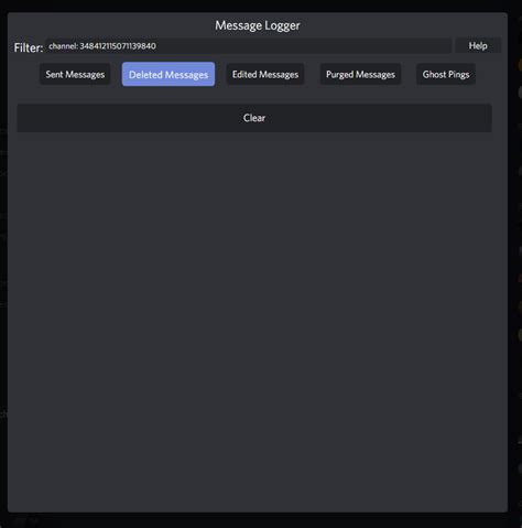 Logs Dont Show Messages · Issue 6 · Metalloriffunofficialbetterdiscordplugins · Github