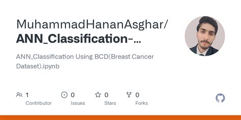 GitHub MuhammadHananAsghar ANN Classification Using BCD Breast Cancer