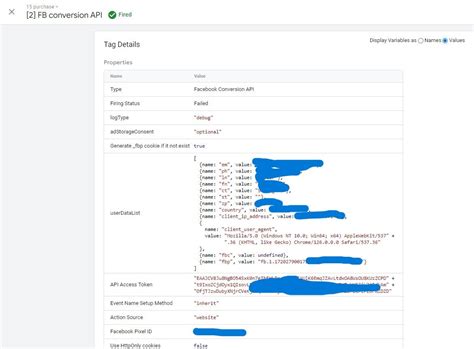 Status Code 400 Invalid Parameter Unexpected Key Index