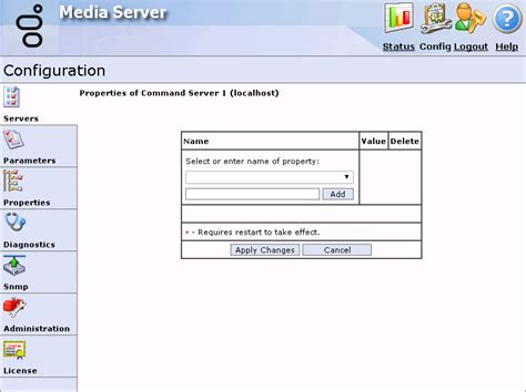 Interaction Media Server Technical Reference Interaction Media Server Config Servers Page