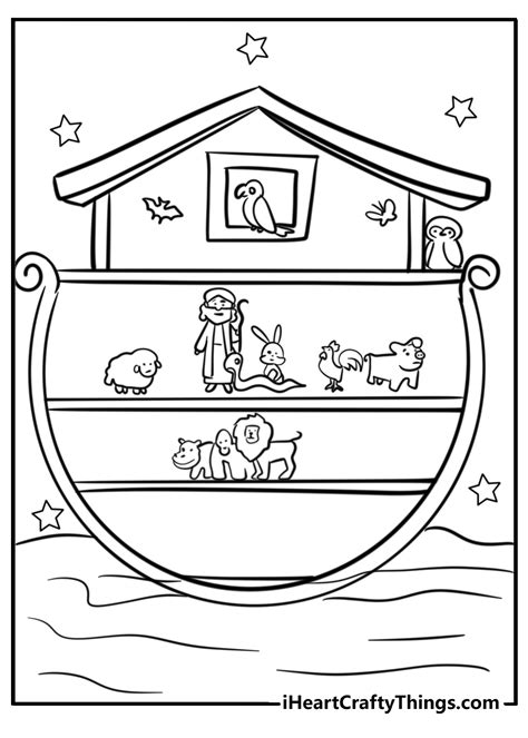 Noah Coloring Page