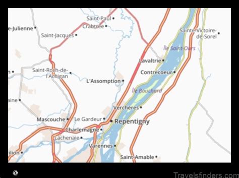 Explore The City Of Lassomption Quebec With Our Interactive Map Travelsfinderscom