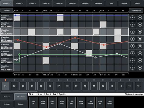 MIDI Pattern Sequencer MIDI Pattern Sequencer Manual Clipboard