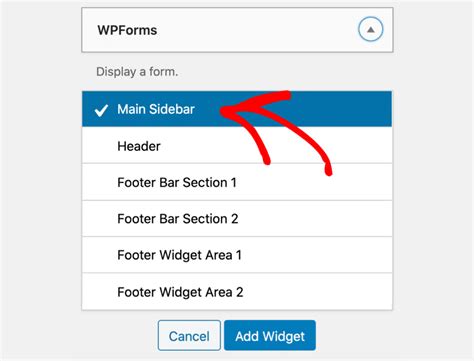 How To Add A Contact Form In A WordPress Sidebar Widget Easily