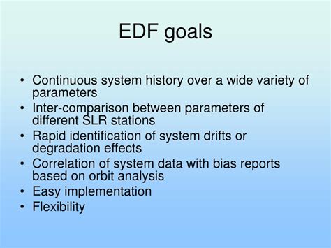 Ppt Engineering Data File Edf Implementation First Results Powerpoint Presentation Id