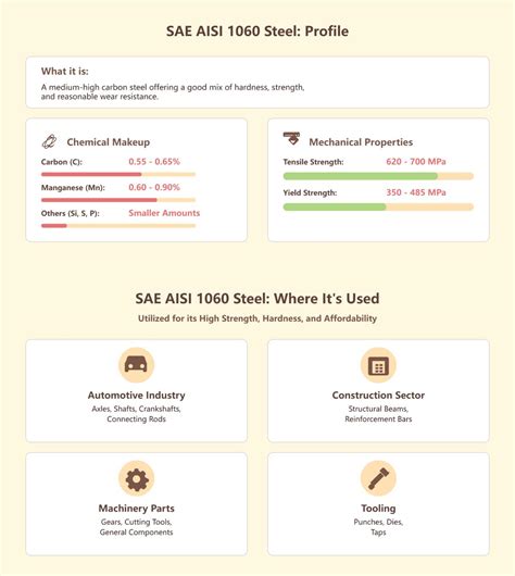 Sae Aisi 1060 Steel Properties Uses And Comparisons Artizono