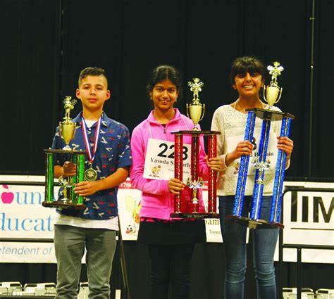 Sameera Hussain Again Wins County Spelling Bee News