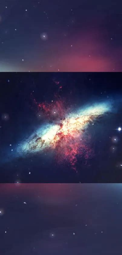 Galactic Explosion Mobile Wallpaper Free Download
