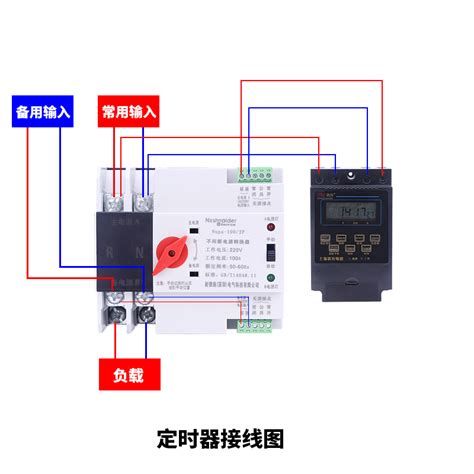 双电源自动转换开关 220v备用家用市电停电不间断双路切换控制器 虎窝淘