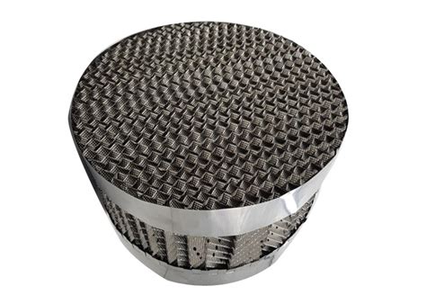 Structured Packing In Distillation Column Structured Packing