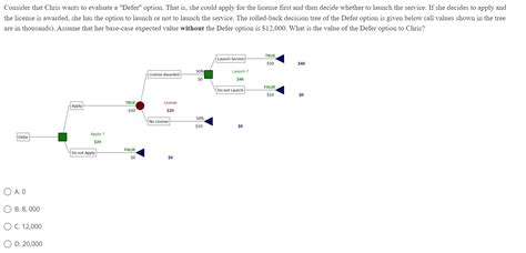 Consider That Chris Wants To Evaluate A Defer Chegg Com