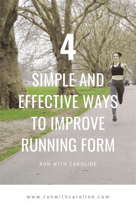 running form and technique 4 simple tips to improve running form on
