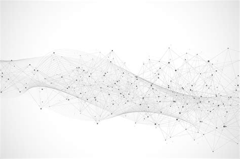 Premium Photo Abstract Plexus Background With Connected Lines And Dots