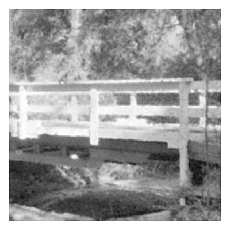 a part of the original bridge image b image corrupted with mixed