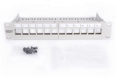 DIGITUS By ASSMANN Shop Modulares Patch Panel 12 Port