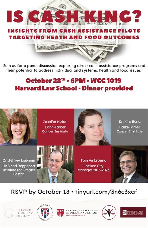 Can Direct Cash Payments Address Poverty Associated Health Disparities Join Us For A Panel