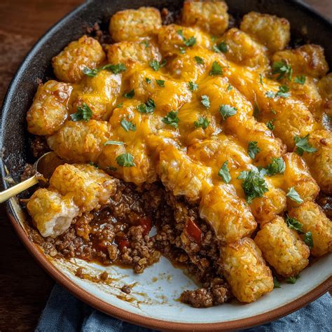 Easy Tater Tot Sloppy Joe Casserole Recipe