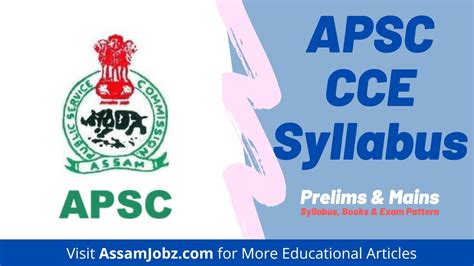 Apsc Cce Syllabus 2025 Prelims Mains Syllabus And Exam Pattern