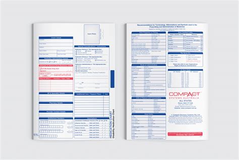 Disability Medication Chart Shop Compact Business Systems Australia