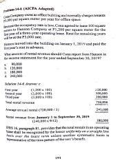 Problem Aicpa Coan Company Owns Pdf Adapted Owns An Office Conn C Building And Normally