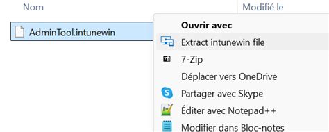 intunewin right click extract extract content of intunewin file with a