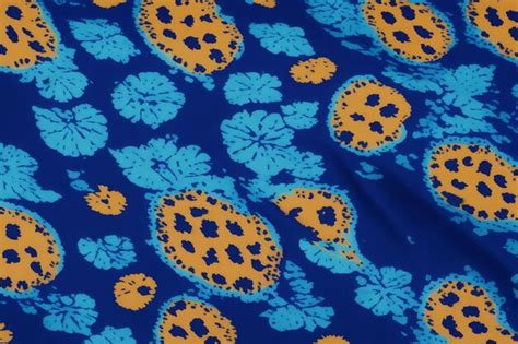 Premium Photo A Beautiful Textile Pattern Textile Symphony A Journey Of Fabric Generative Ai