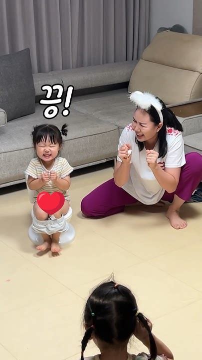 삼둥이 배변훈련 한명씩 실습하기 youtube