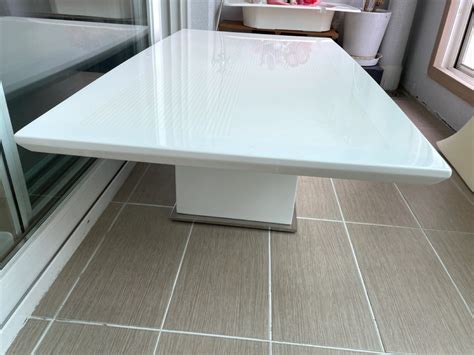 화이트 대리석 거실 티 테이블 당근 중고거래