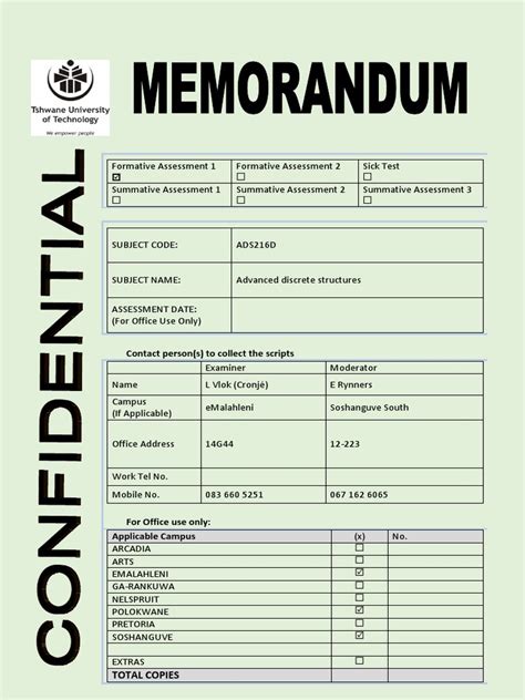 Ads Sem Test1 Memo Pdf Mathematical Proof Syntax Logic