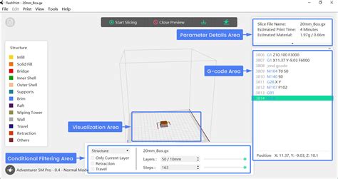 slice preview flashforge wiki