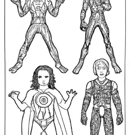 Desenhos De Personagens De Matrix Para Imprimir E Colorir