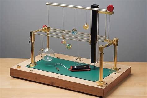 Premium Photo Illustrate A Physics Lab Setup With Pendulums Magnets