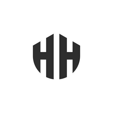 Premium Vector Letter Hh Monogram Logo Template