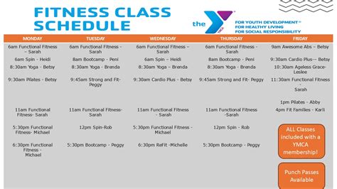 Schedule Idaho Falls Ymca