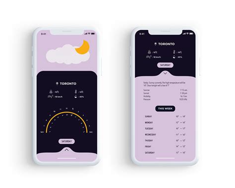Weather Forecast App On Behance