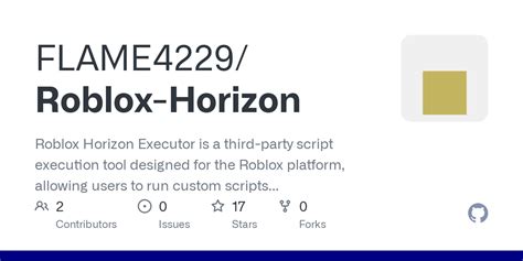 Github Flame4229roblox Horizon Roblox Horizon Executor Is A Third