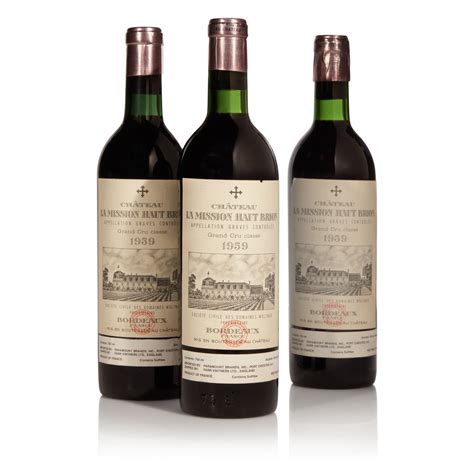 Château La Mission Haut Brion 1959 3 Bt Immortal Vintages 200