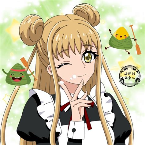 Lan Ruobing Zhandou Wang Zhi Jufeng Zhan Hun 1girl Alternate Costume Apron Blonde Hair