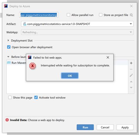 [intellij] Cant List Webapps After Upgrading To 3 41 · Issue 4576 · Microsoft Azure Tools For