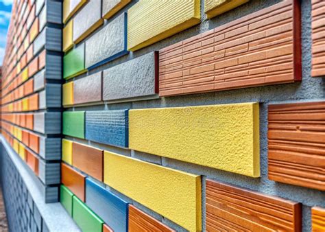 Closeup View Of Modern Exterior Wall Insulation And Cladding System