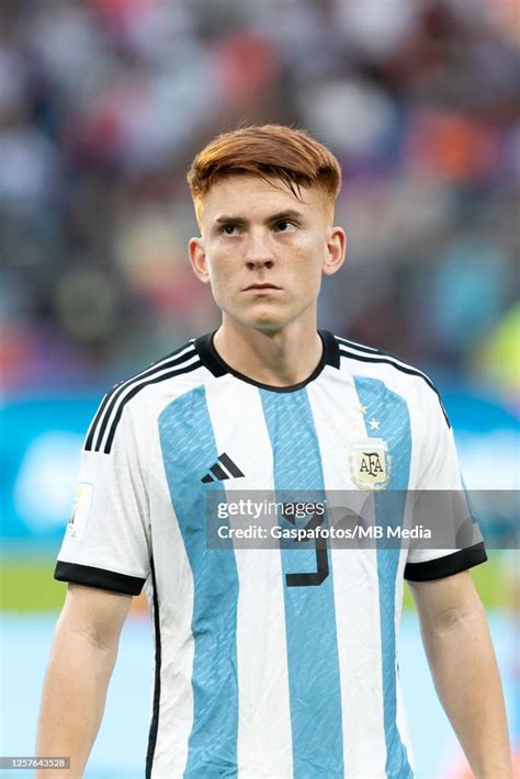 Valentin Barco Of Argentina Looks On During The National Anthems