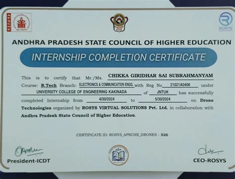 Giridhar Chikka On Linkedin Dronetechnologies Internship Icdt Handsonlearning Techinnovation