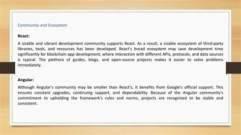 Ppt Choosing Right Framework For Your Blockchain App React Or Angular